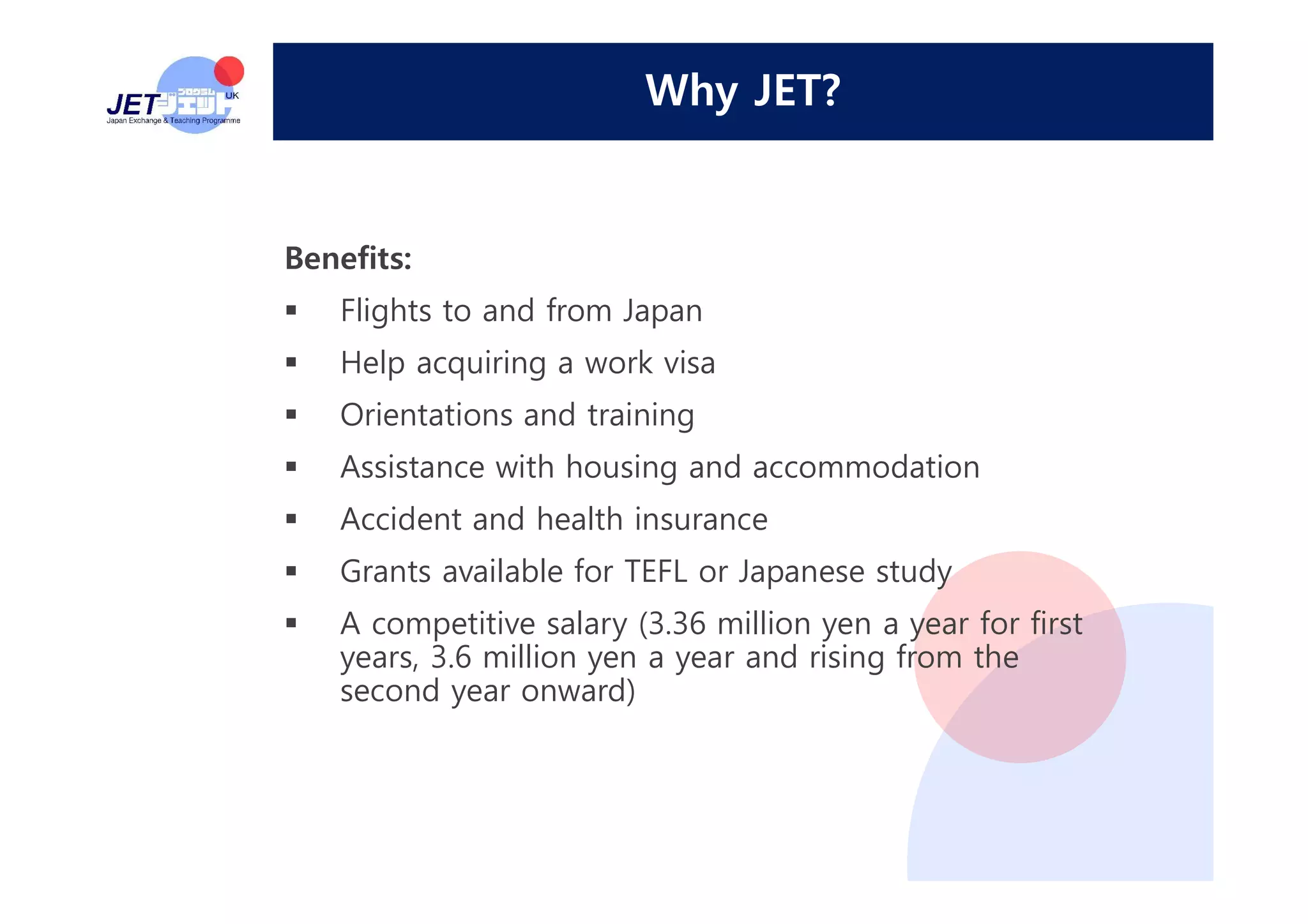 UK JET Programme and Japanese Government MEXT Scholarships 2019 | PPT
