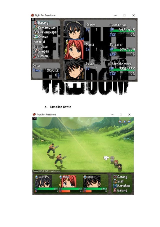 57 INFO CONTOH RANCANGAN GAME - TEMPLATE