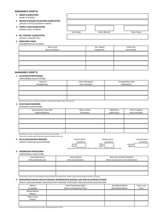 Ukm application form for graduate studies programme | PDF