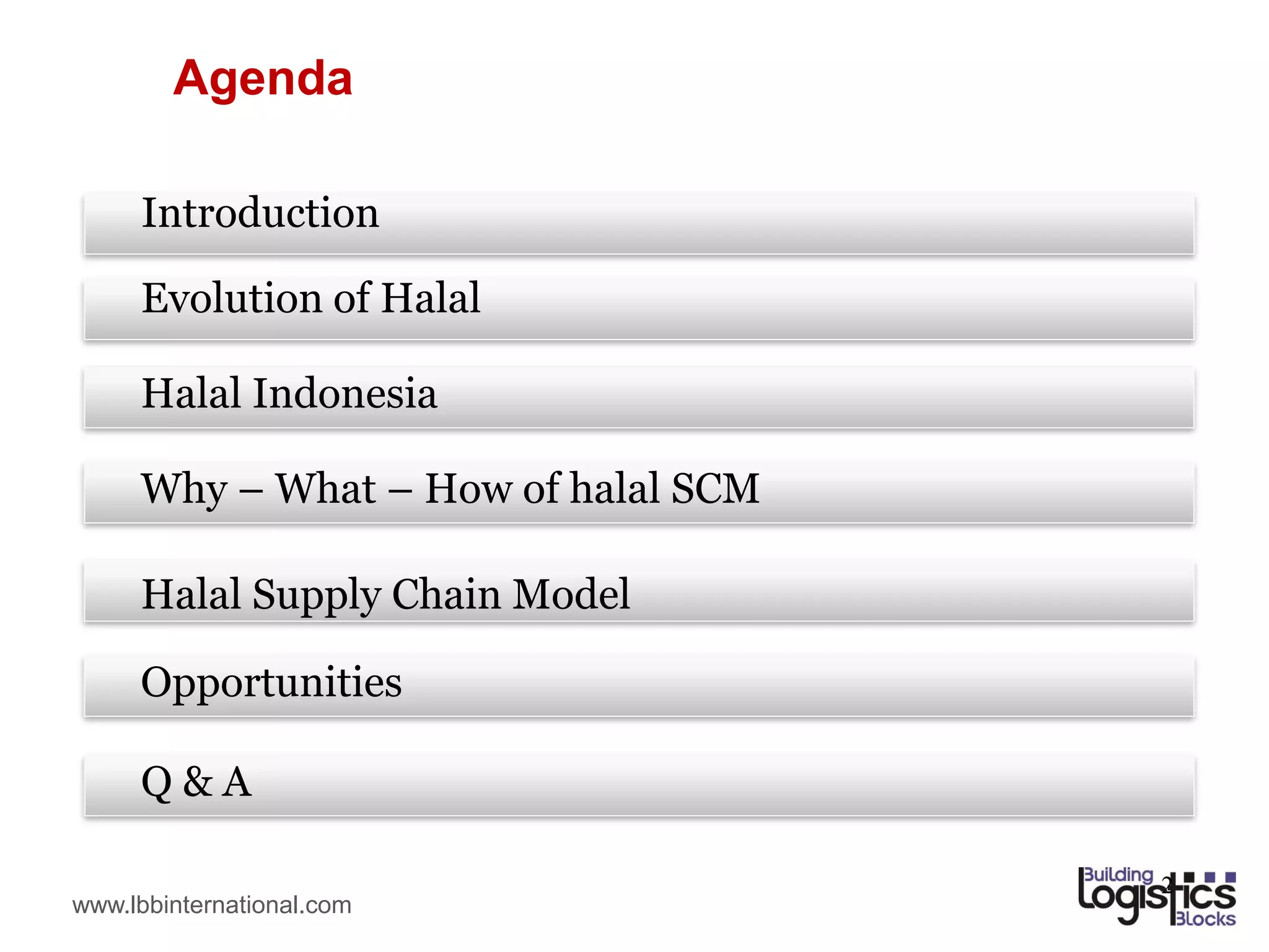 UKM : Halal Supply Chain Management | PDF