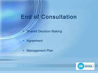 MS nurses skills development workshop | PPT