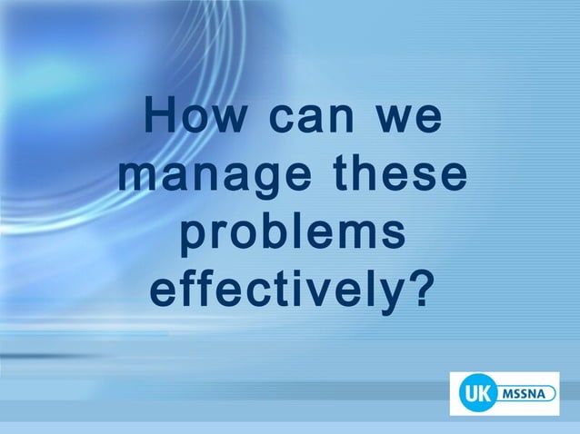 MS nurses skills development workshop - Emma Matthews and Liz Wilkinson | PPT