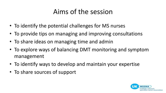 MS Nurses Skills Development Workshop | PPT