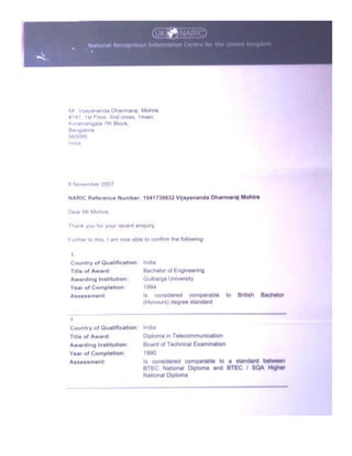 UK NARIC report | PDF