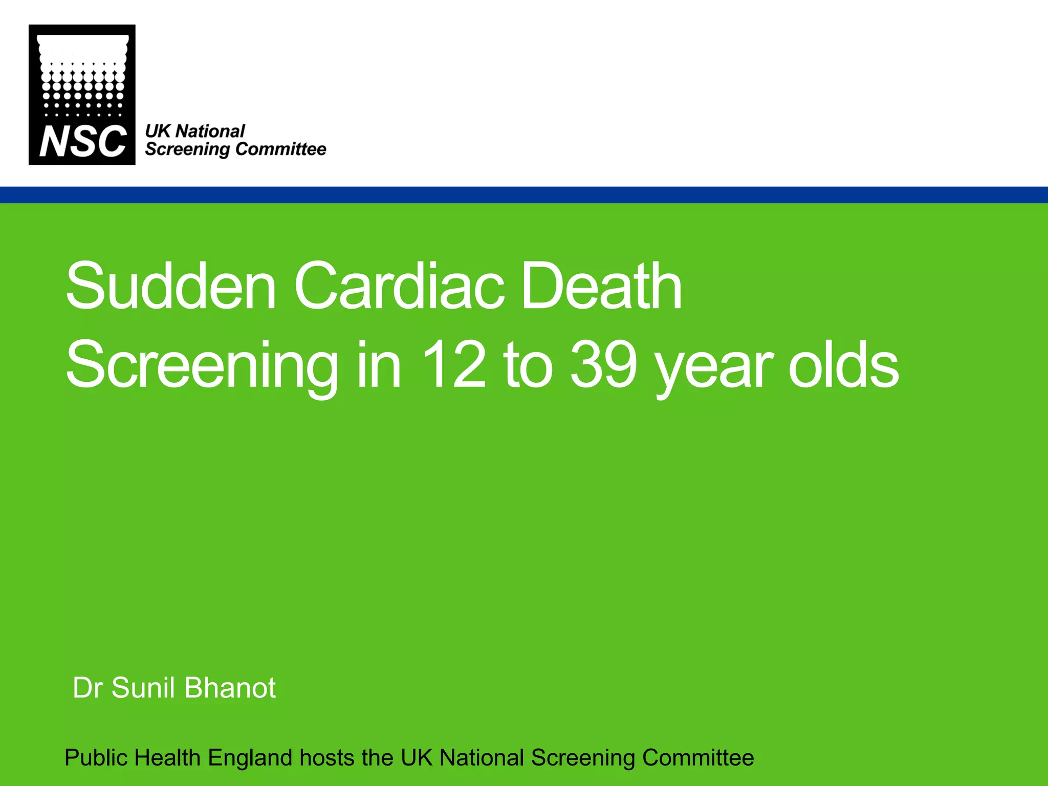 Sudden cardiac death | PPT