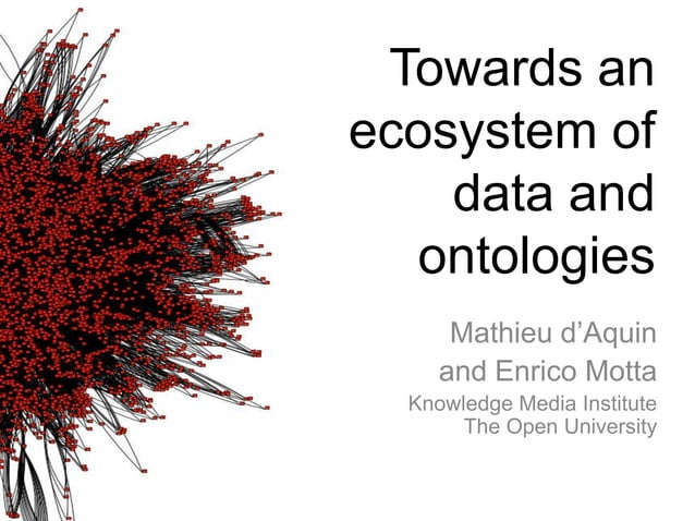 Towards An Ecosystem Of Data And Ontologies Ppt