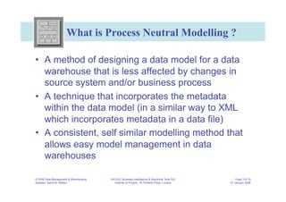 UKOUG06 - An Introduction To Process Neutral Data Modelling ...