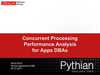 Concurrent Processing Performance Analysis for Apps DBAs | PPTX | Operating Systems | Computer ...