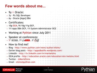 Concurrent Processing Performance Analysis for Apps DBAs | PPT
