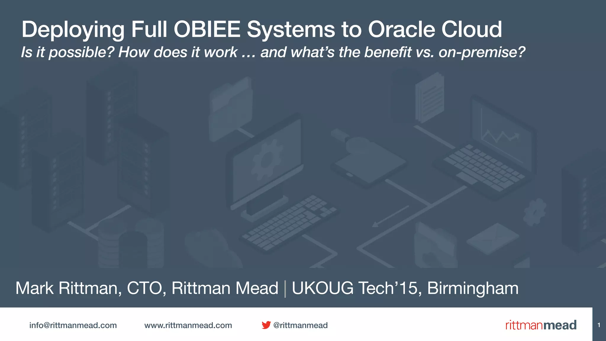 Deploying Full BI Platforms to Oracle Cloud | PDF