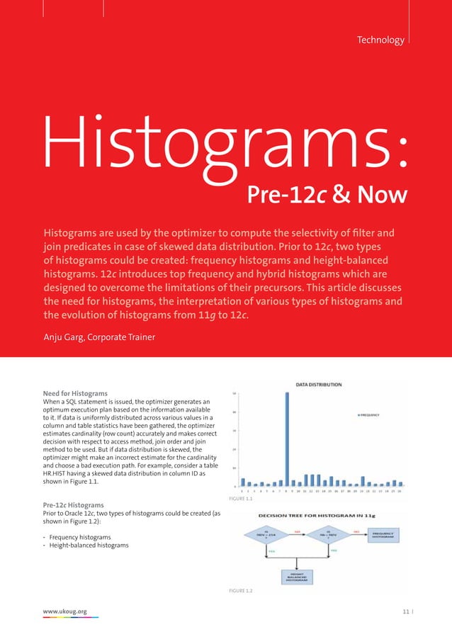 Histograms: Pre-12c and now | PDF