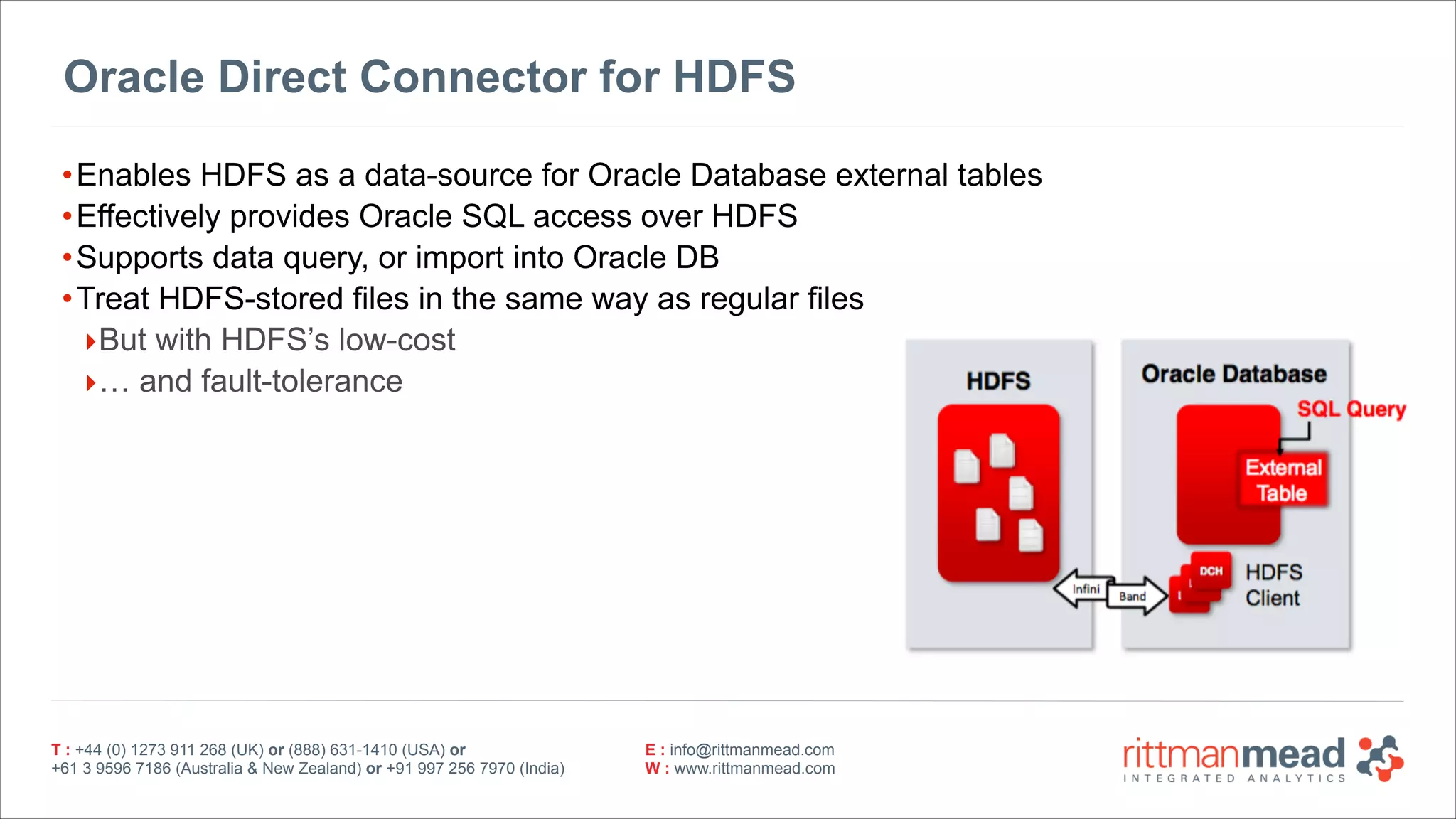 Leveraging Hadoop with OBIEE 11g and ODI 11g - UKOUG Tech'13 | PPT