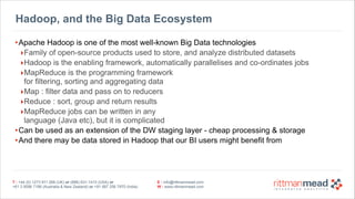 Leveraging Hadoop with OBIEE 11g and ODI 11g - UKOUG Tech'13