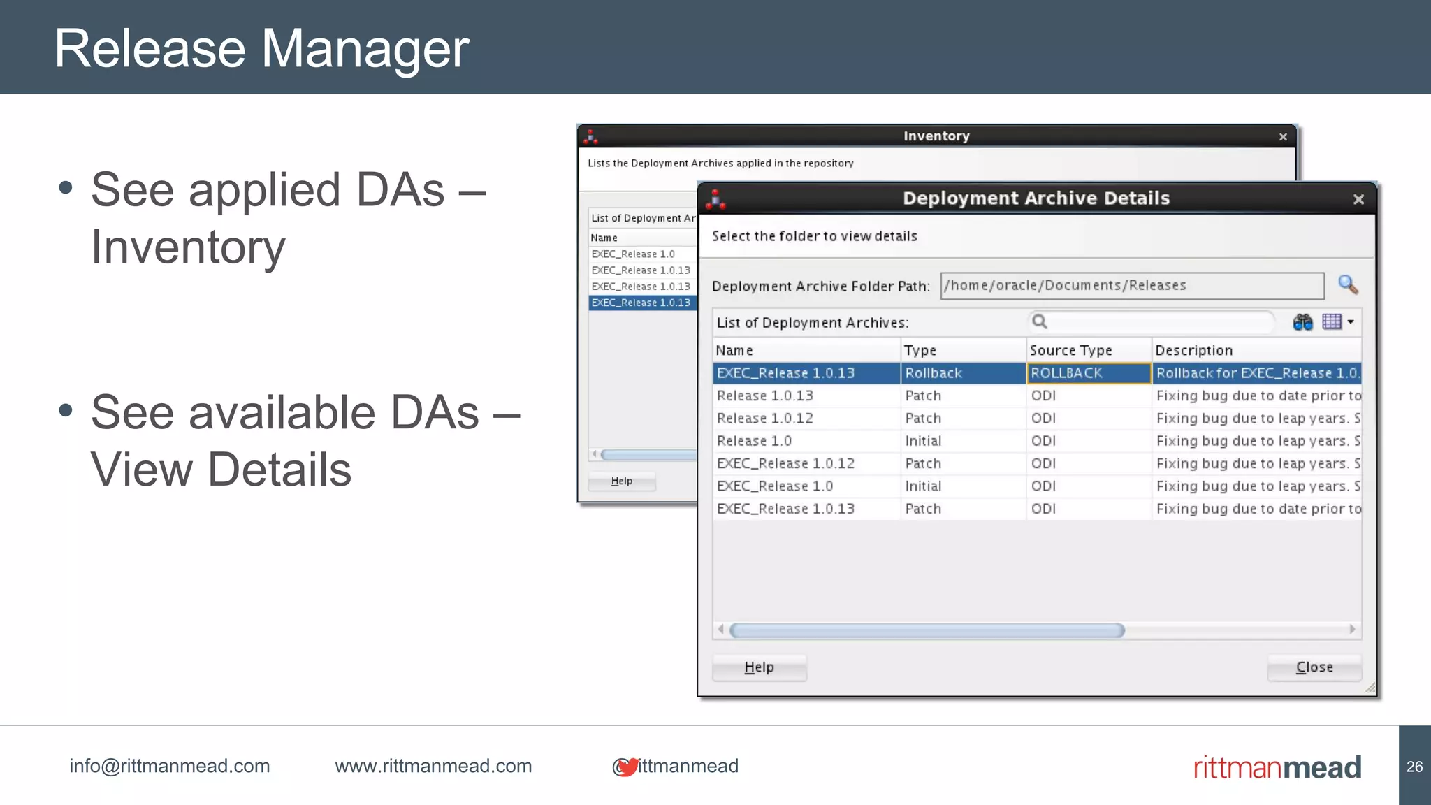 UKOUG Tech 15 - ODI Lifecycle and Data Governance | PPT