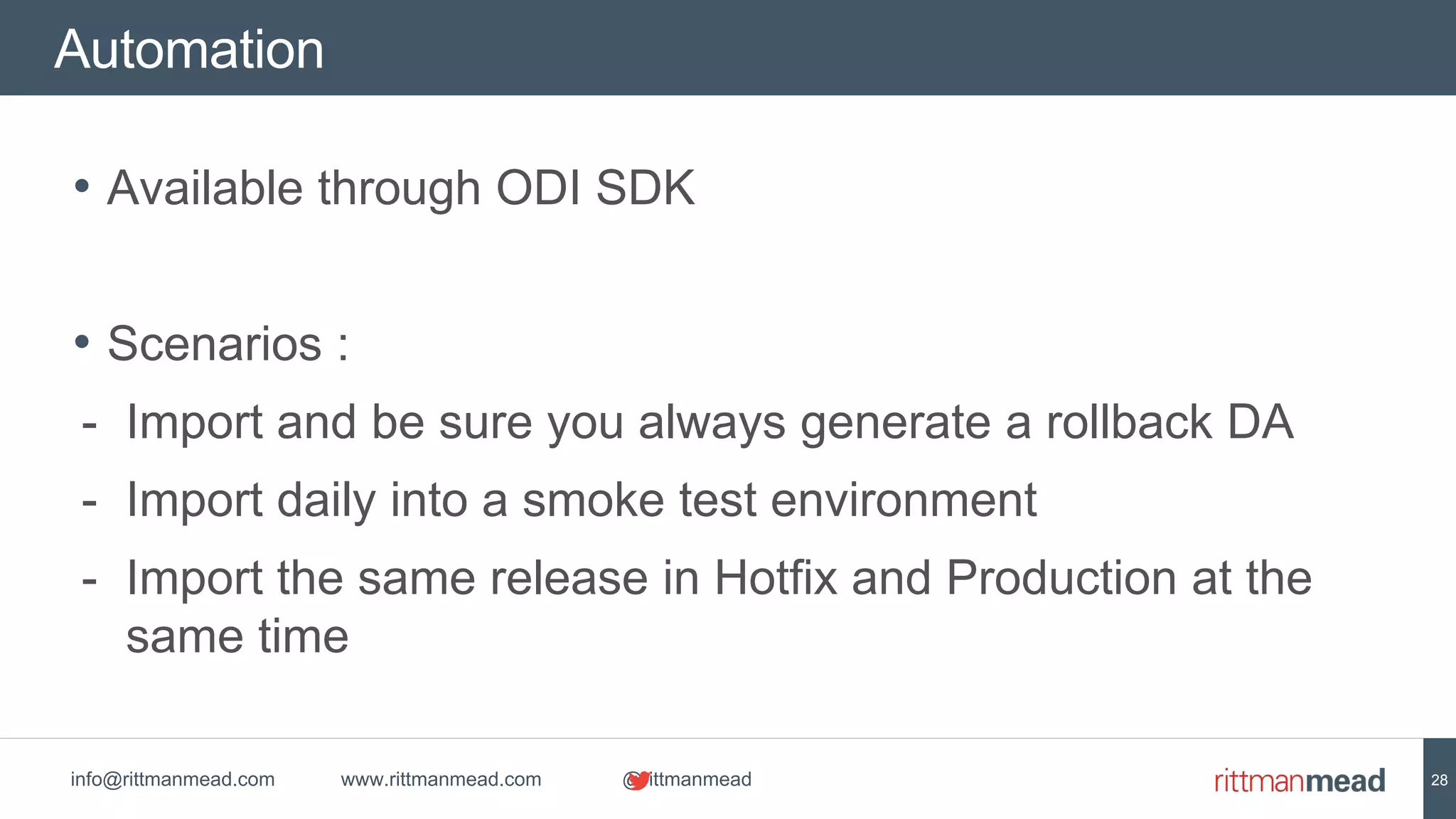 UKOUG Tech 15 - ODI Lifecycle and Data Governance | PPT