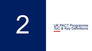 Formato Teoria de cambio para convocatoria UKPACT | PPT
