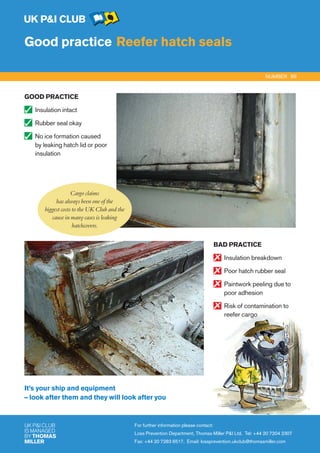 UK P&I Club Good Practice Posters Series | PDF