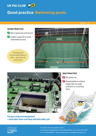 UK P&I Club Good Practice Posters Series | PDF