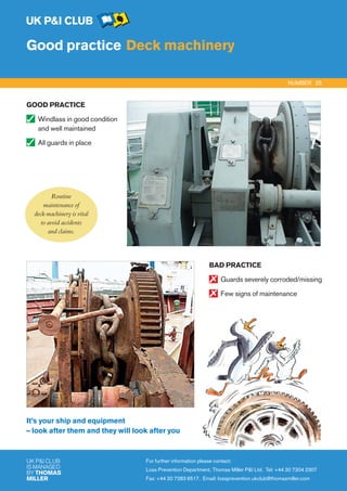 UK P&I Club Good Practice Posters Series | PDF