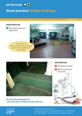 UK P&I Club Good Practice Posters Series | PDF