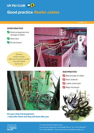 UK P&I Club Good Practice Posters Series | PDF