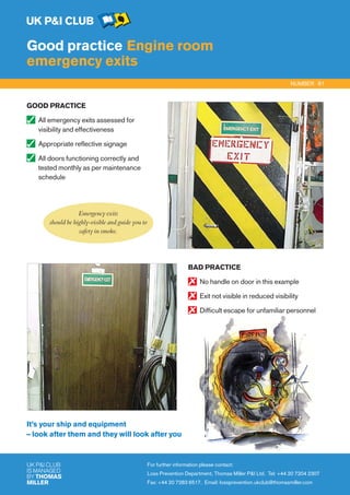 UK P&I Club Good Practice Posters Series | PDF