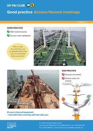 UK P&I Club Good Practice Posters Series | PDF