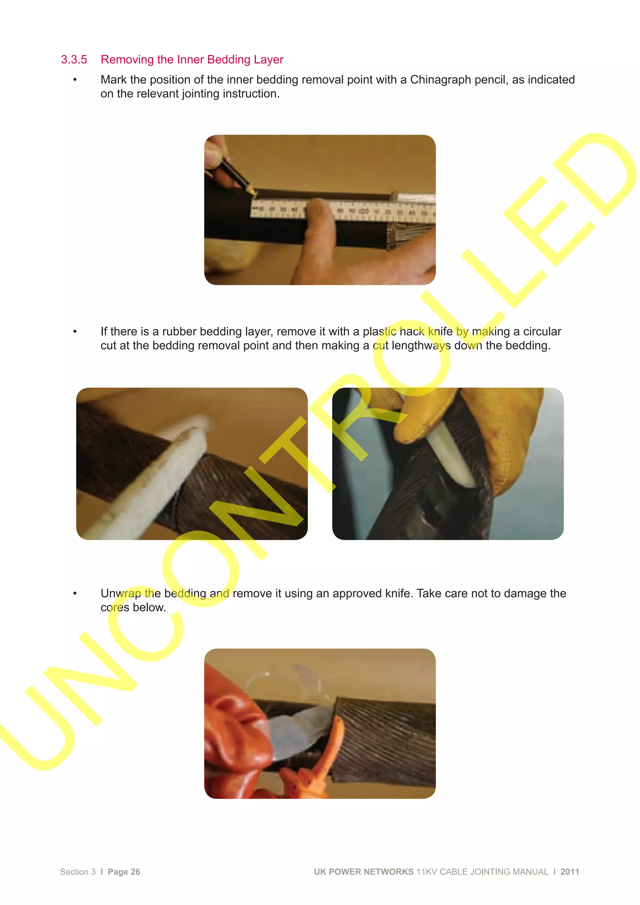 UKPN 11kV 6.6kV HV Cable Jointing, Preparation & Installation Manual ...