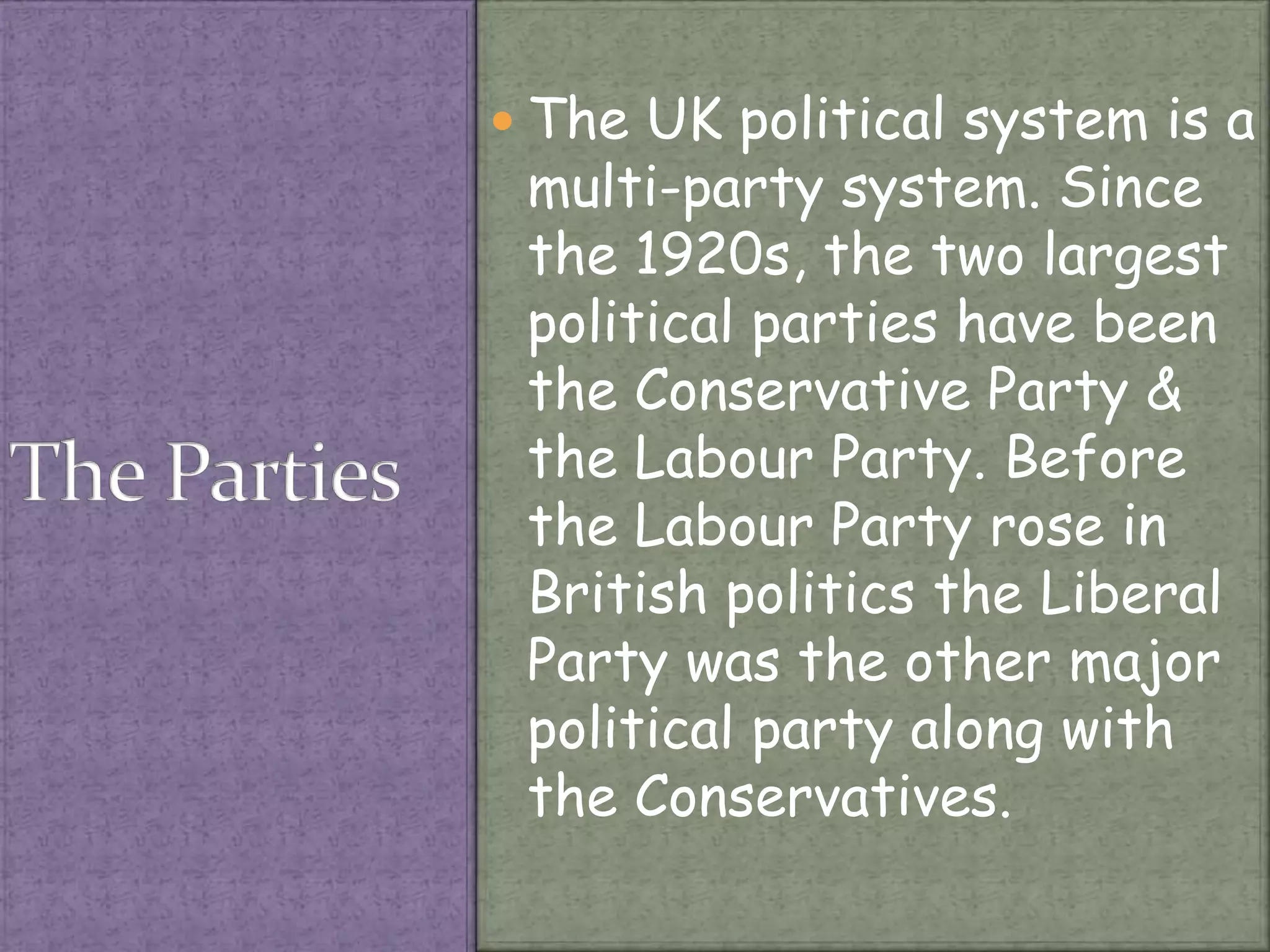 Uk political system | PPTX