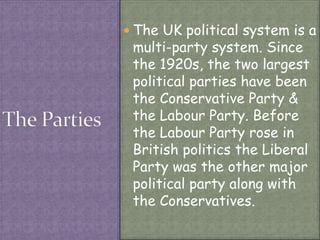 Uk political system | PPTX