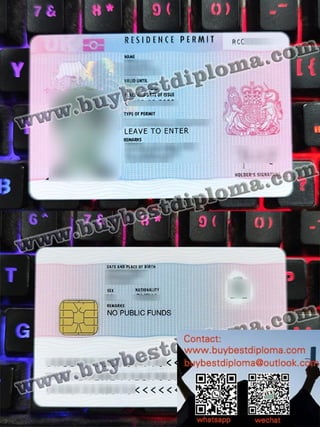 UK residence permit card | PDF