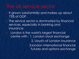 the economy of UK | PPTX