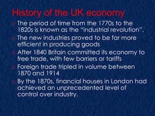 the economy of UK | PPTX