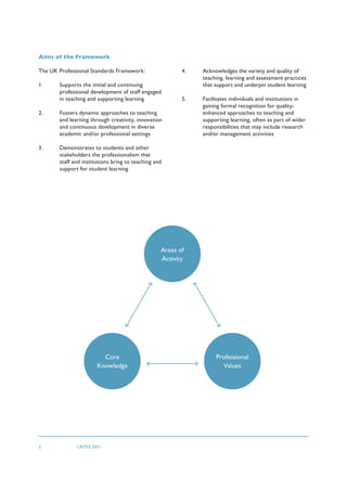 UK Professional Standards Framework | PDF