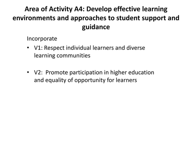 Uk professional standards framework unwrapped fhea v3 | PPTX ...