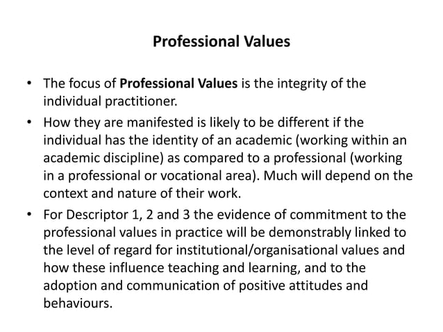 Uk professional standards framework unwrapped fhea v3 | PPTX ...