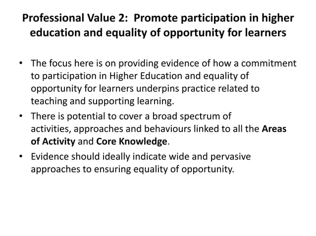 Uk professional standards framework unwrapped fhea v3 | PPTX ...