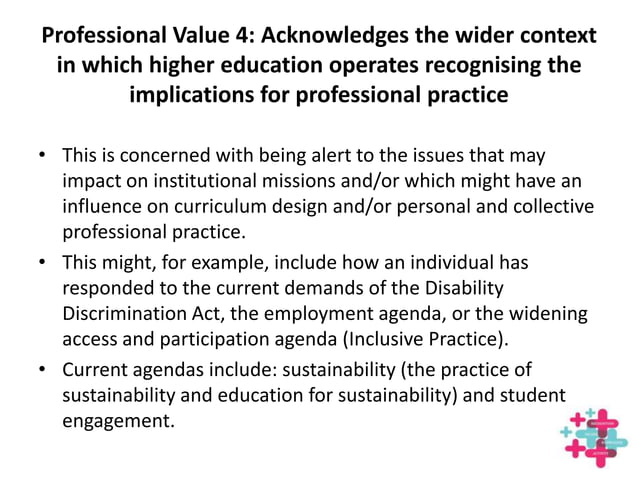 Uk professional standards framework unwrapped fhea v3 | PPTX ...