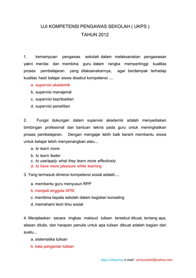 Ukps soaldan-kunci-jawaban | PDF