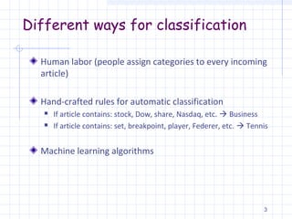 Text classification | PPT