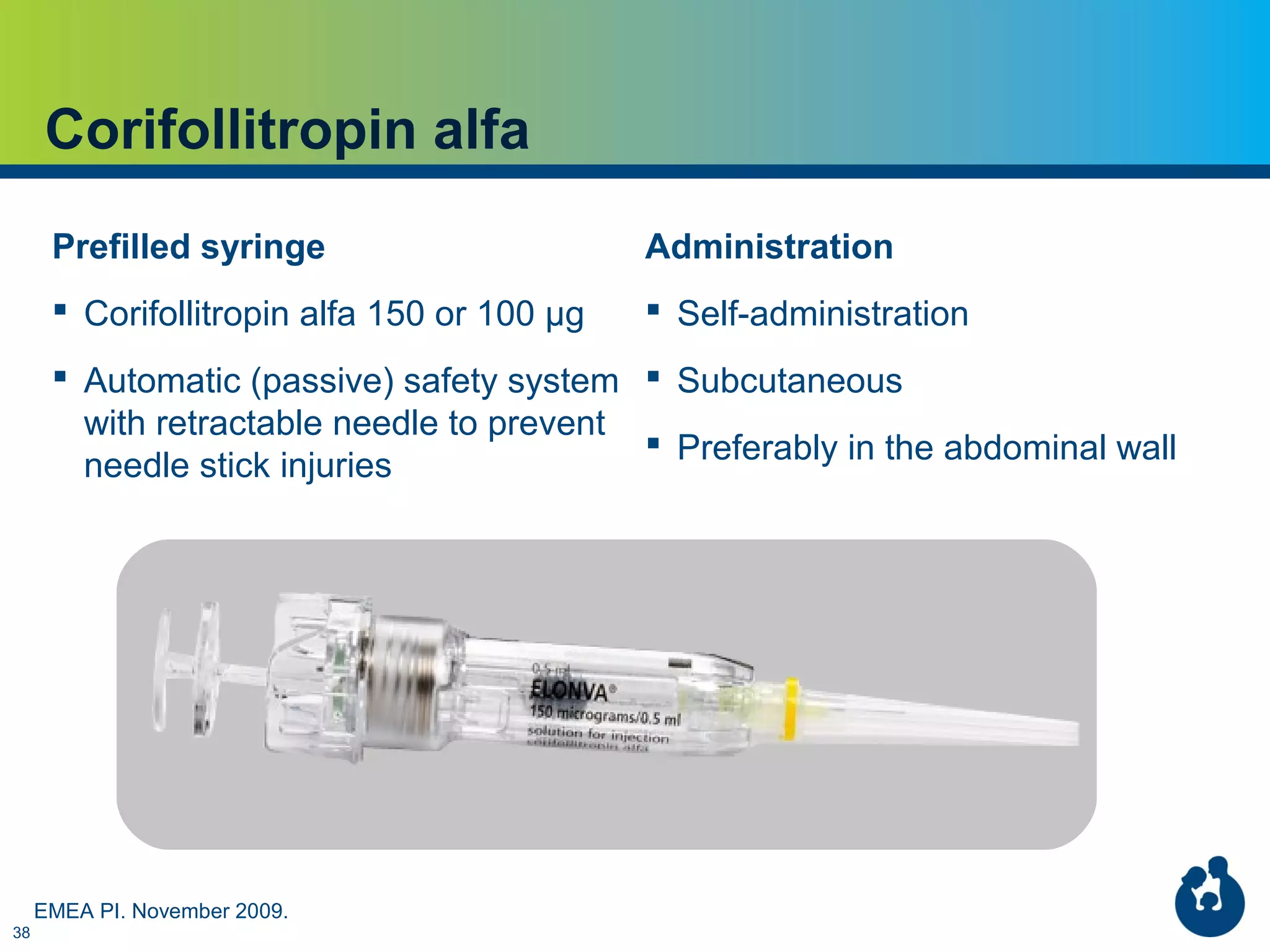 Corifollitropin Alfa (Elonva®): Clinical trial experience | PPT