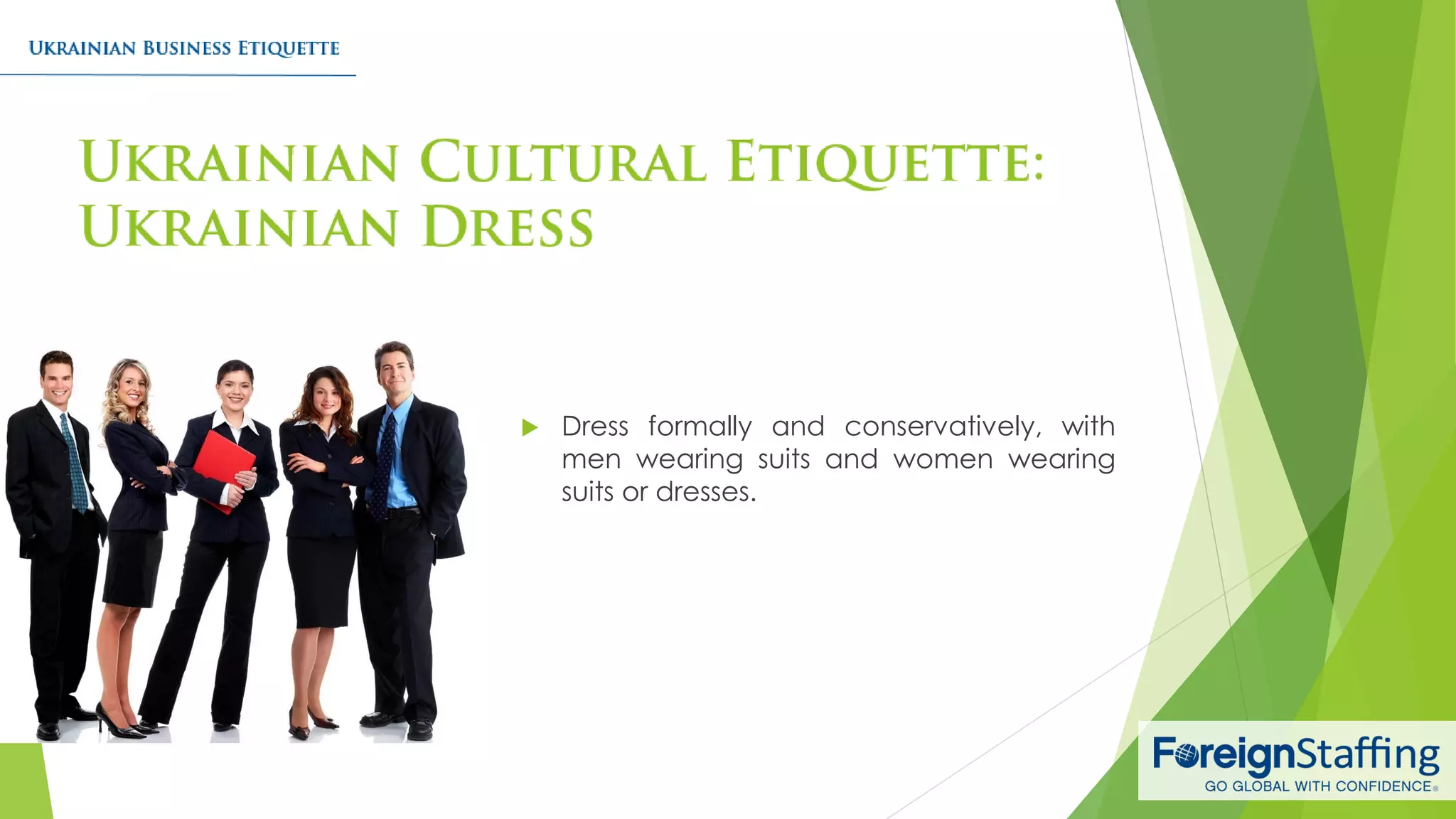 Ukrainian Business Etiquette | PDF