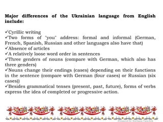 Ukrainian language w1 l1 | PPSX