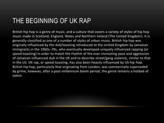 UK Rap Timeline | PPTX
