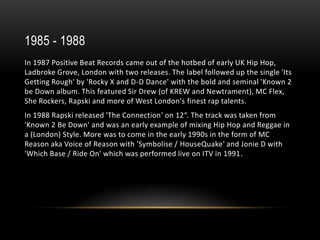 UK Rap Timeline | PPTX