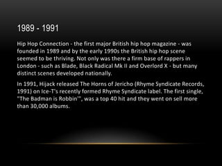 UK Rap Timeline | PPTX