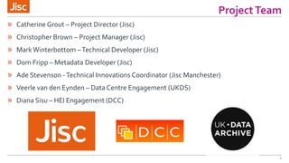 UKRDDS Project Overview - Feb 2016 | PPT