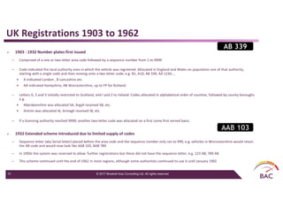 UK registration system | PDF | Automotive Industry | Industries