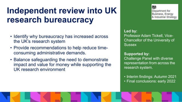 UKRI's simpler and better funding programme | PPTX