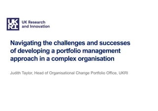 Navigating the Challenges and Successes of Developing a Portfolio ...